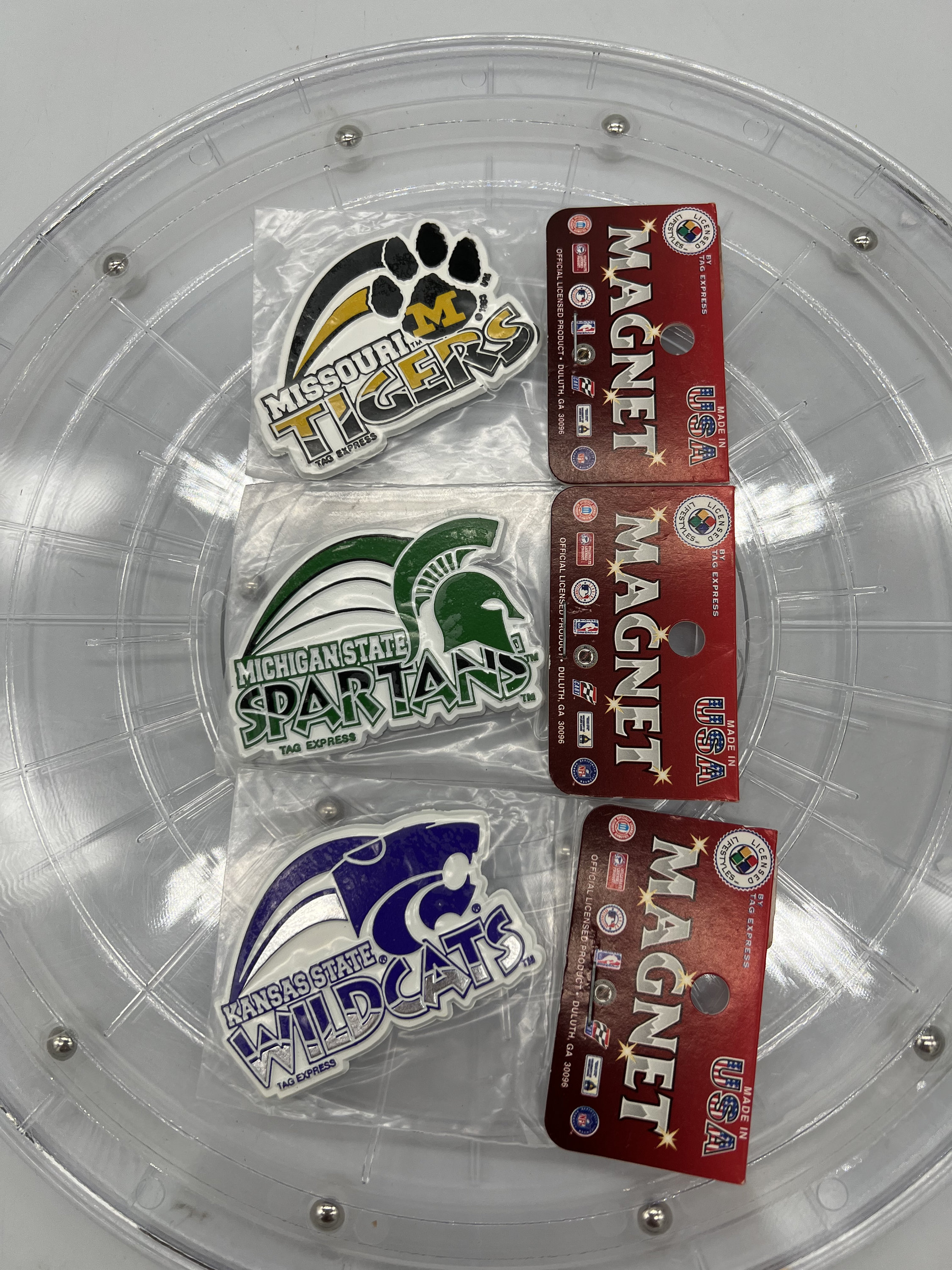 Vintage College Football Refrigerator Magnets Sold | Etsy