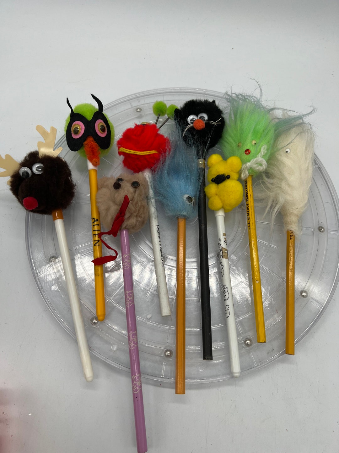 Vintage Fuzzy School Novelty Pencils. Sold Separately! - Etsy