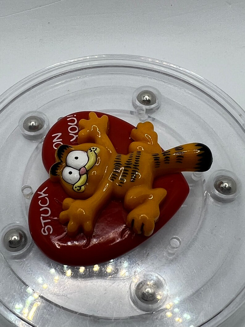 1980s Rare Garfield Valentine Themed Refrigerator Magnet | Etsy