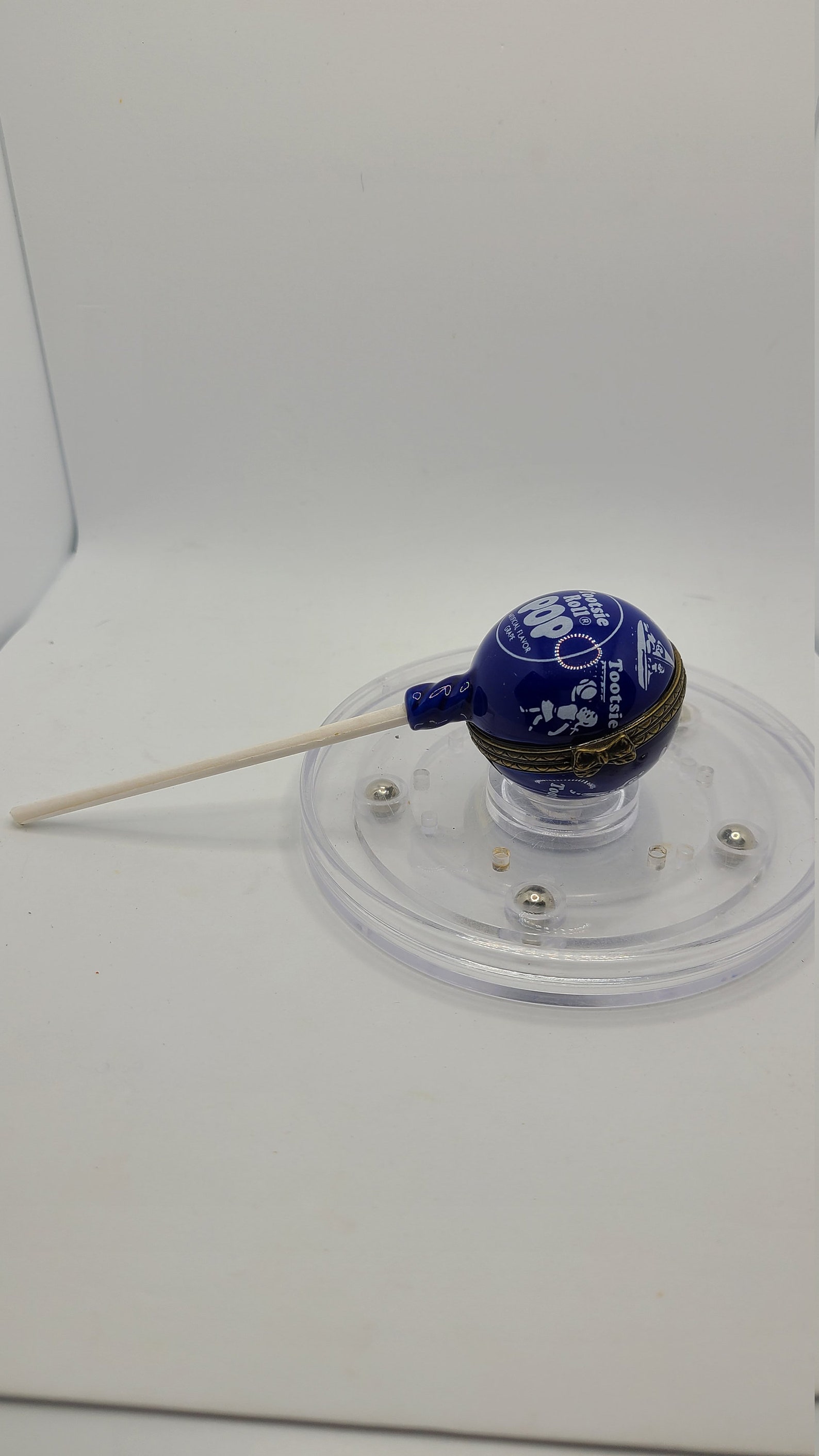 1998 Blue Tootsie Pop Porcelain Hinged Box With Original Box. - Etsy