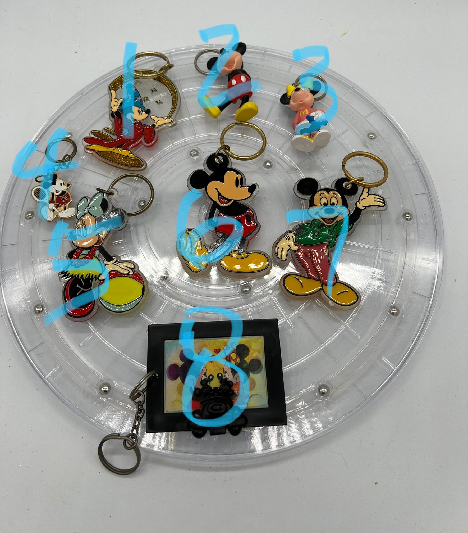 1980s and 1990s Disney Mickey and Minnie Mouse Key Chains. - Etsy