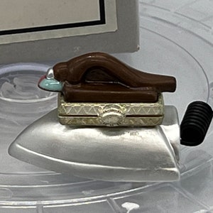 Vintage PHB Porcelain Hinged Box Iron With Starch Trinket. Has Original ...