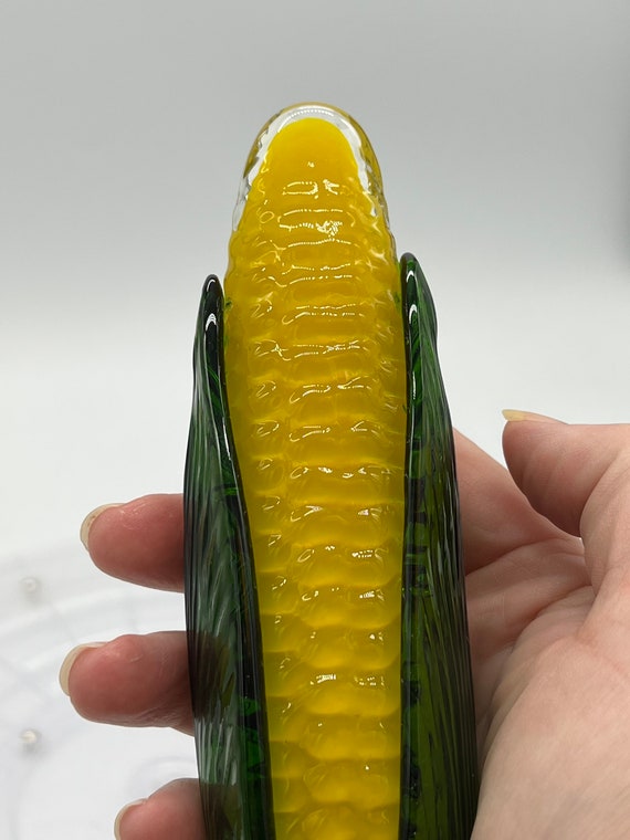 Vintage Beautiful Hand Blown Glass 3D Yellow Corn on the Cob - Etsy