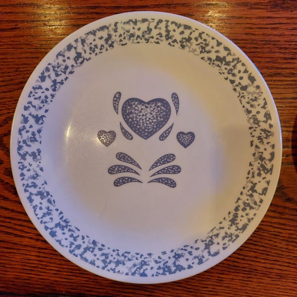 Corelle Blue Hearts - Etsy
