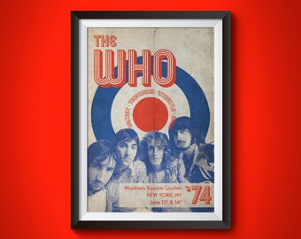 The Who Concert Poster - Etsy