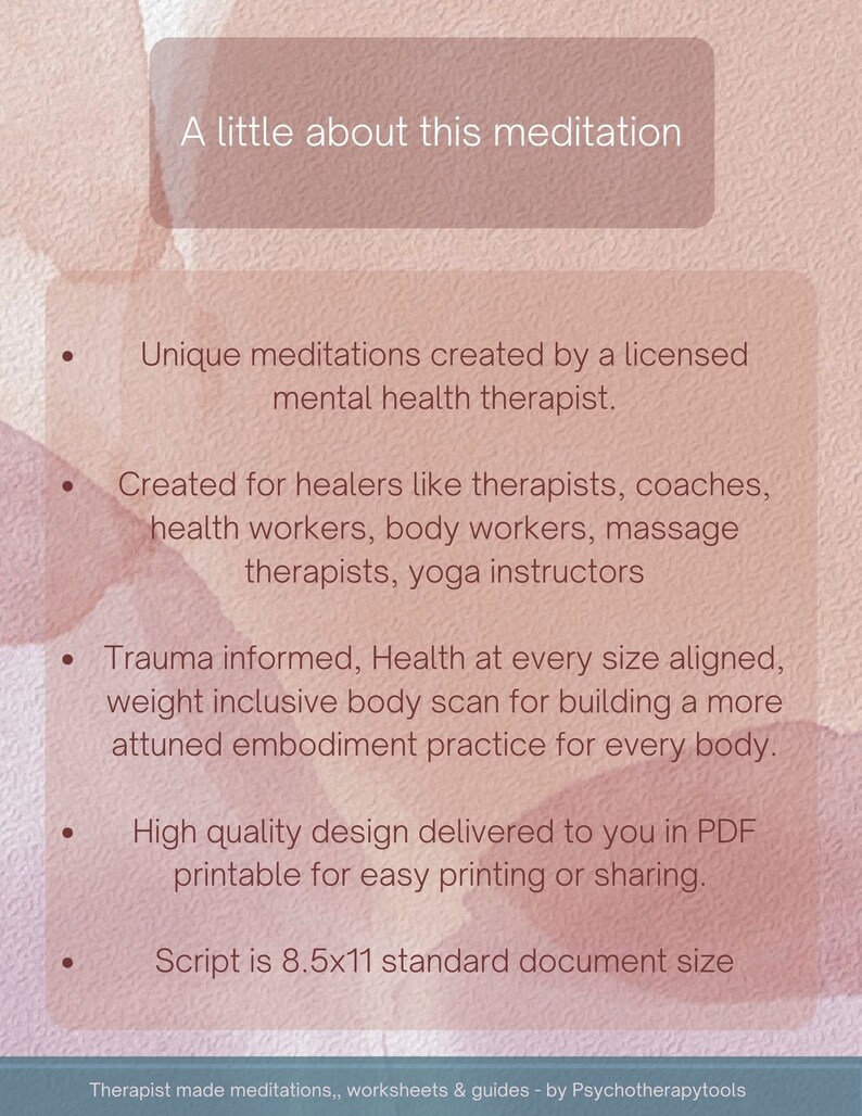 Embodiment Meditation Script, Body Scan Practice, Inclusivity, Somatic ...
