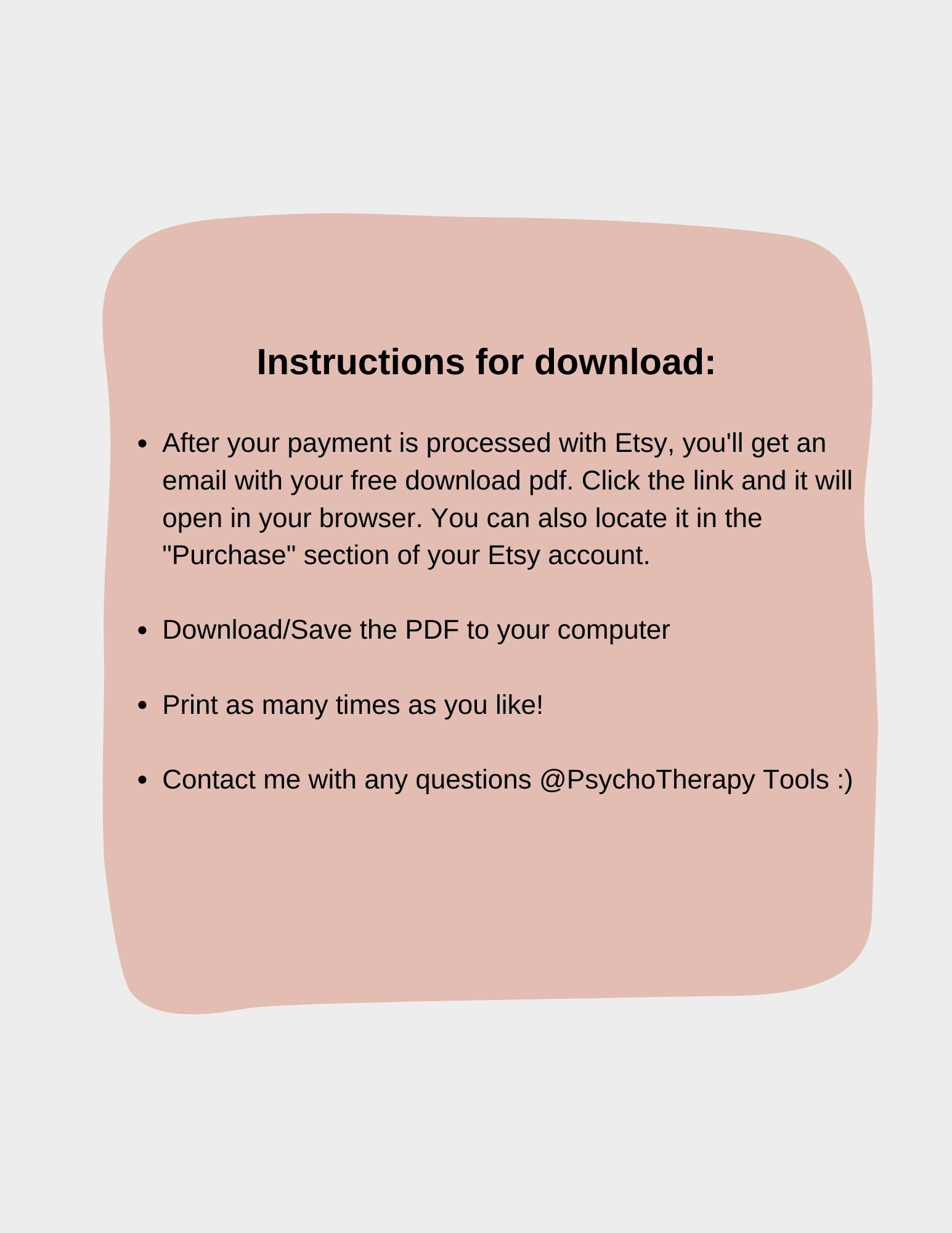 Somatic Journaling Digital PDF Worksheet, Embodiment Gentle Inquiry ...