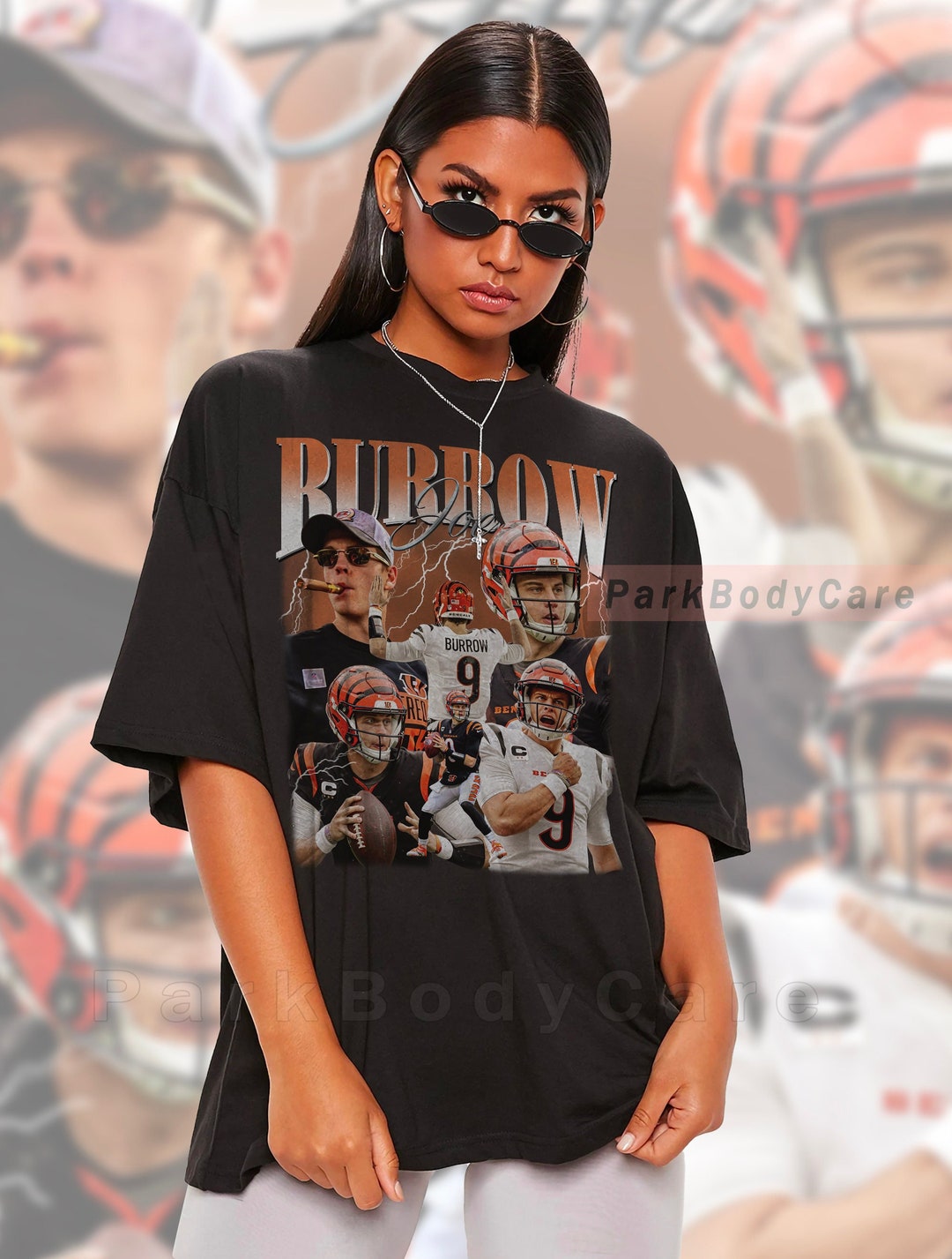 Vintage Joe Burrow Shirt Sweatshirt Hoodie Football Shirt Etsy