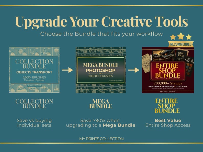 Newspaper Photoshop Brushes & Procreate Stamps – 100+ Object Transport ...