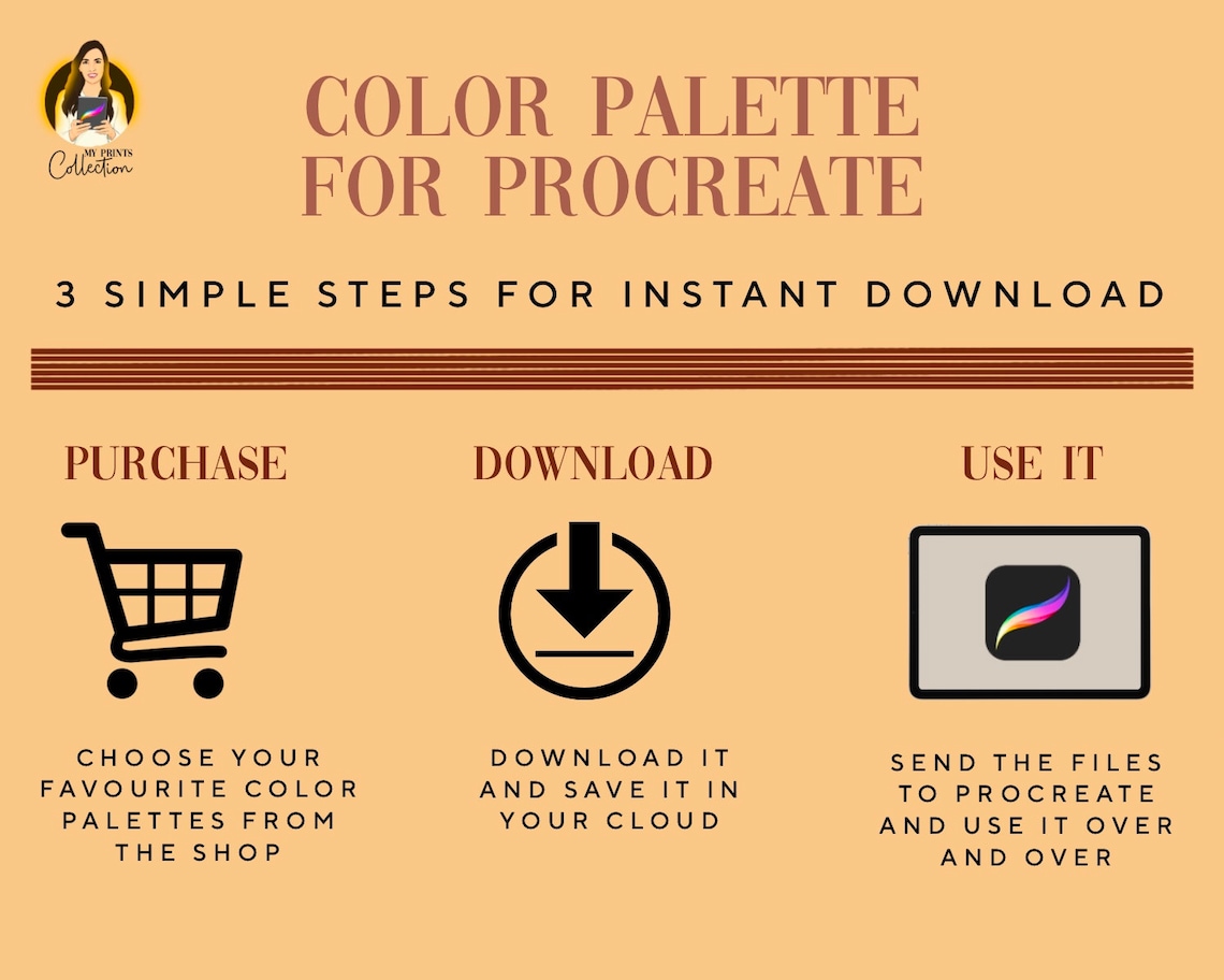 Velvet Jade Procreate Color Palette Swatches Digital Color Etsy