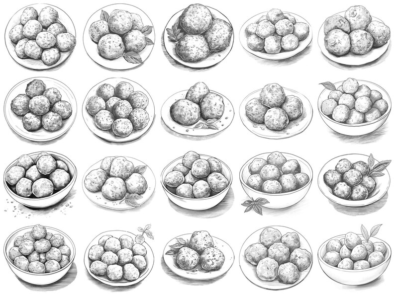 Meatballs PNG Bundle – 100+ Cricut & Silhouette Files, SVG, DXF, Eps ...