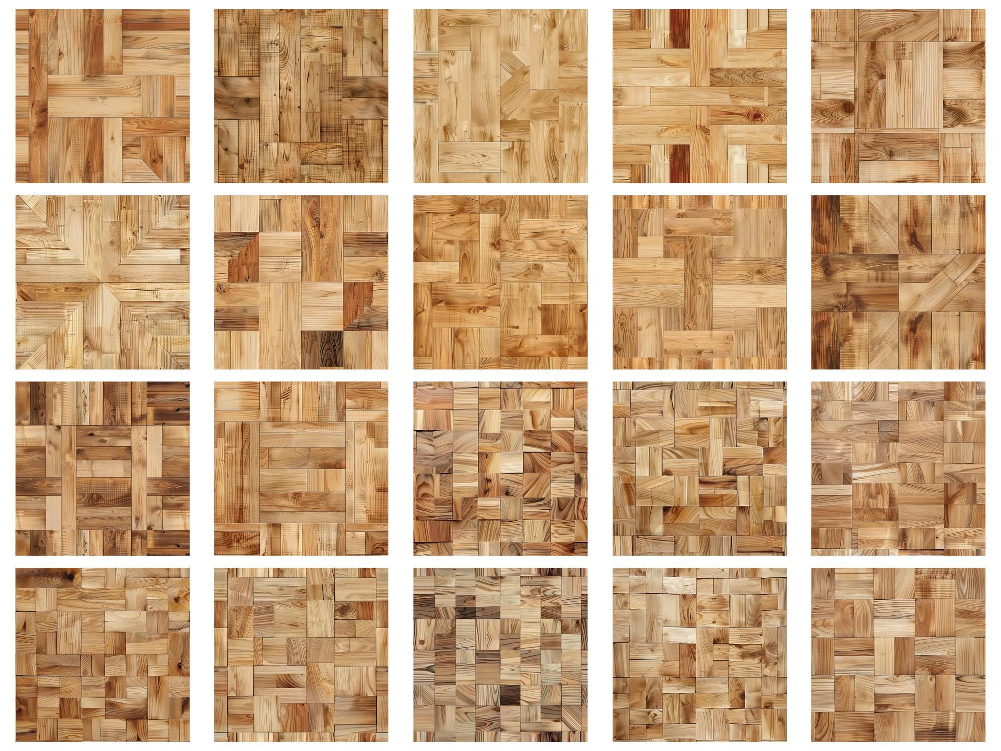 Parquet Flooring Wood Procreate Texture Brush & Photoshop PAT Pattern ...