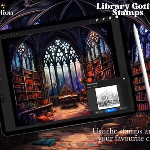 100+ Procreate Library Gothic Stamps, Interior Design Decor Interior ...
