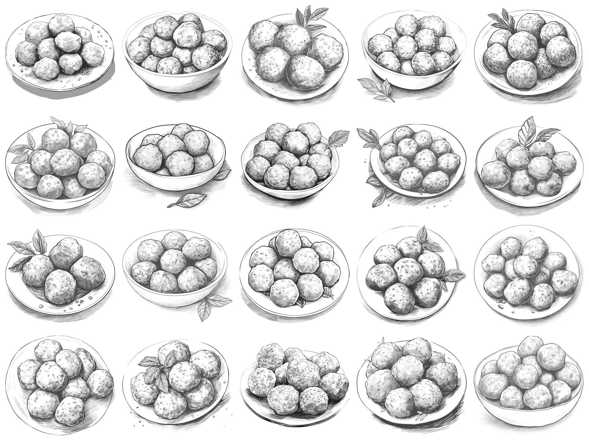 Meatballs PNG Bundle – 100+ Cricut & Silhouette Files, SVG, DXF, Eps ...