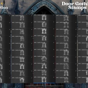 100+ Gothic Door Procreate Stamps: Medieval Decor (digital Download) - Etsy