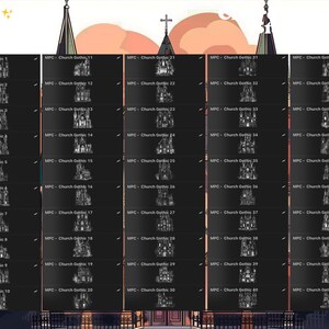 100+ Procreate Church Gothic Stamps, Interior Design Decor Room ...