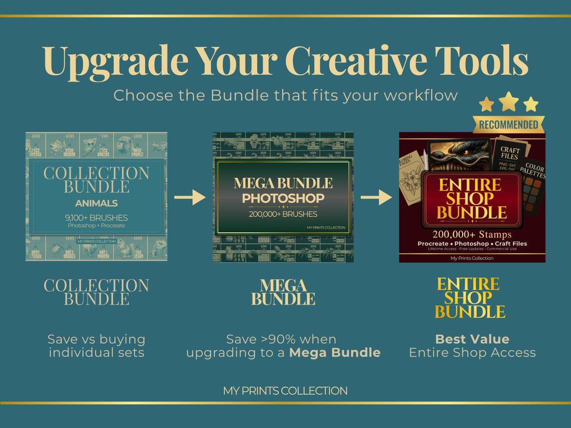 Baby Goat Photoshop Brushes & Procreate Stamps – 100+ Realistic Animal ...
