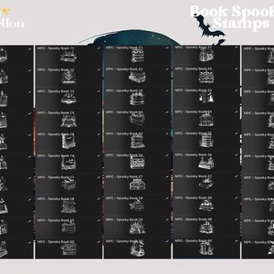 100+ Procreate Spooky Book Stamps, Halloween Spooky Horror Supernatural ...