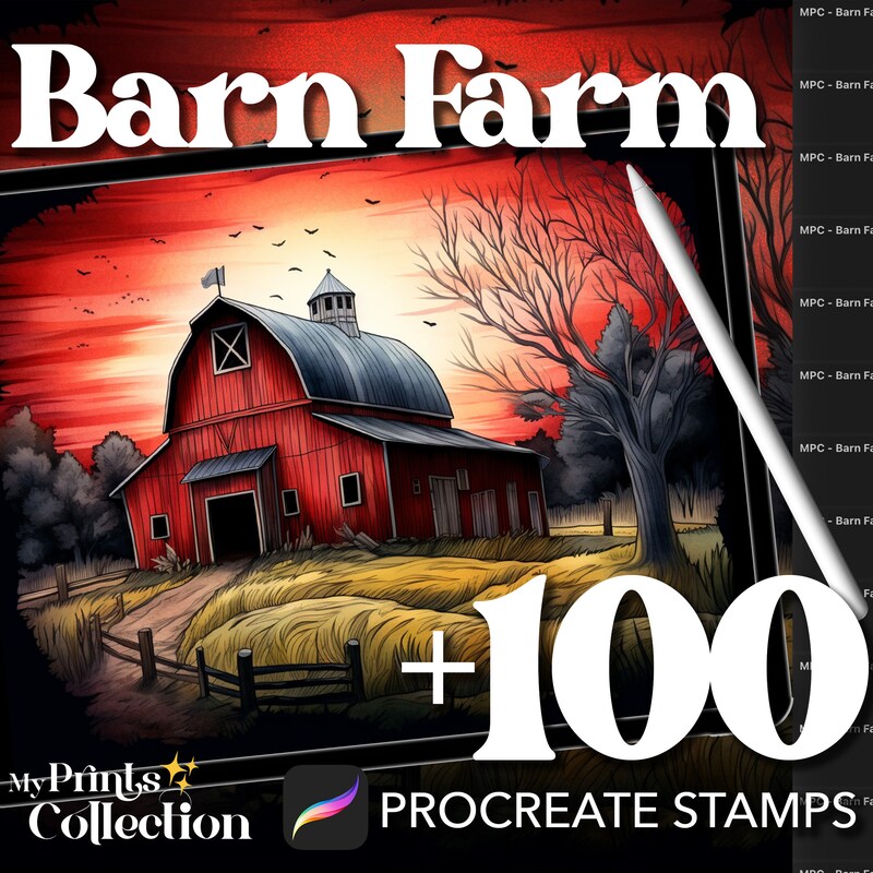 Farm Stamp - Etsy