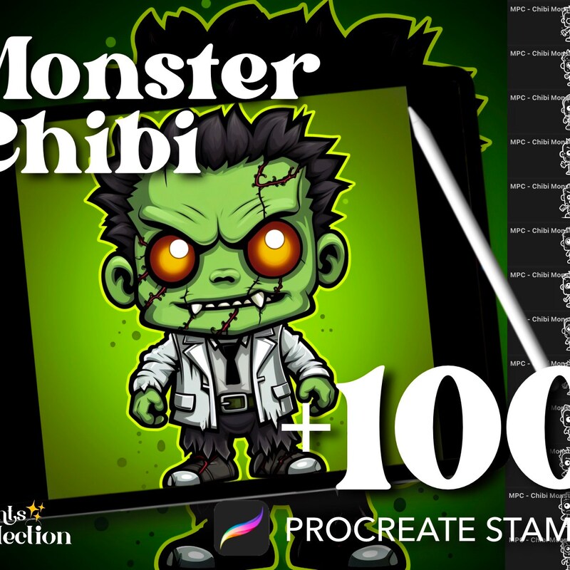 Procreate Chibi Stamps - Etsy