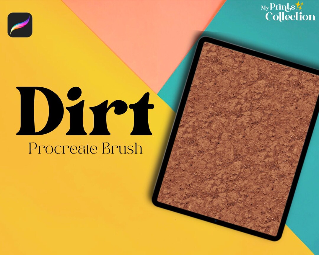 Ground Dirt Ground Procreate Single Brush, Cracked Floor, Concrete ...
