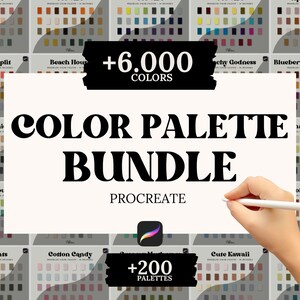 Jellyfish Procreate Color Palette Swatches, Digital Color Download ...