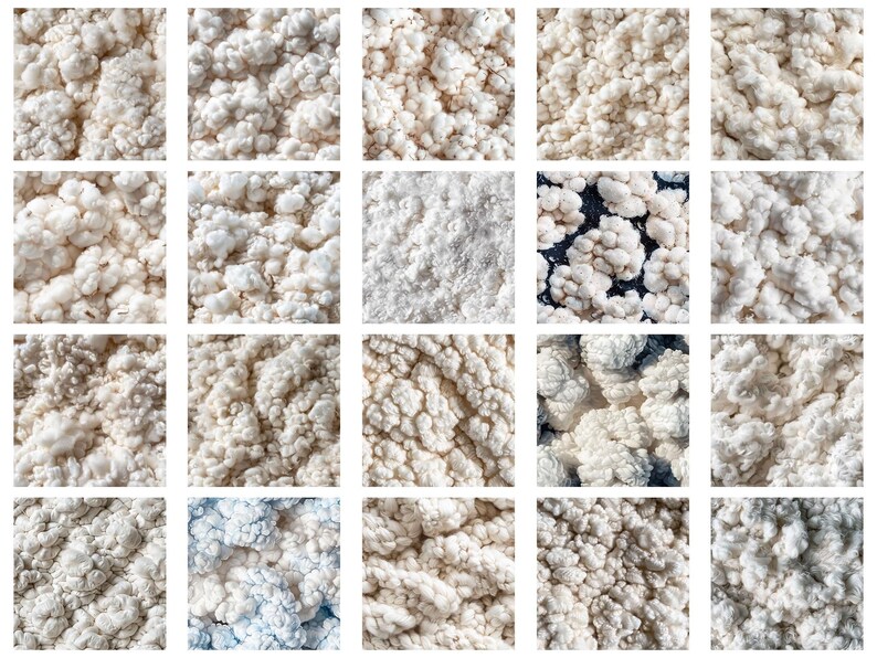 Cotton Wool Fabric Procreate Texture Brush & Photoshop PAT Pattern ...