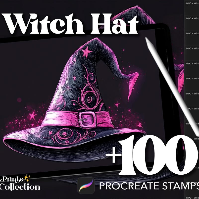 Witch Stamp - Etsy