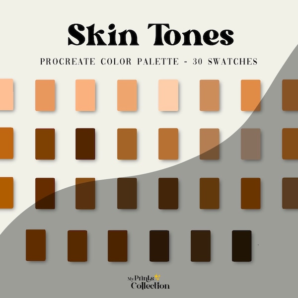 Skin Color Palette - Etsy