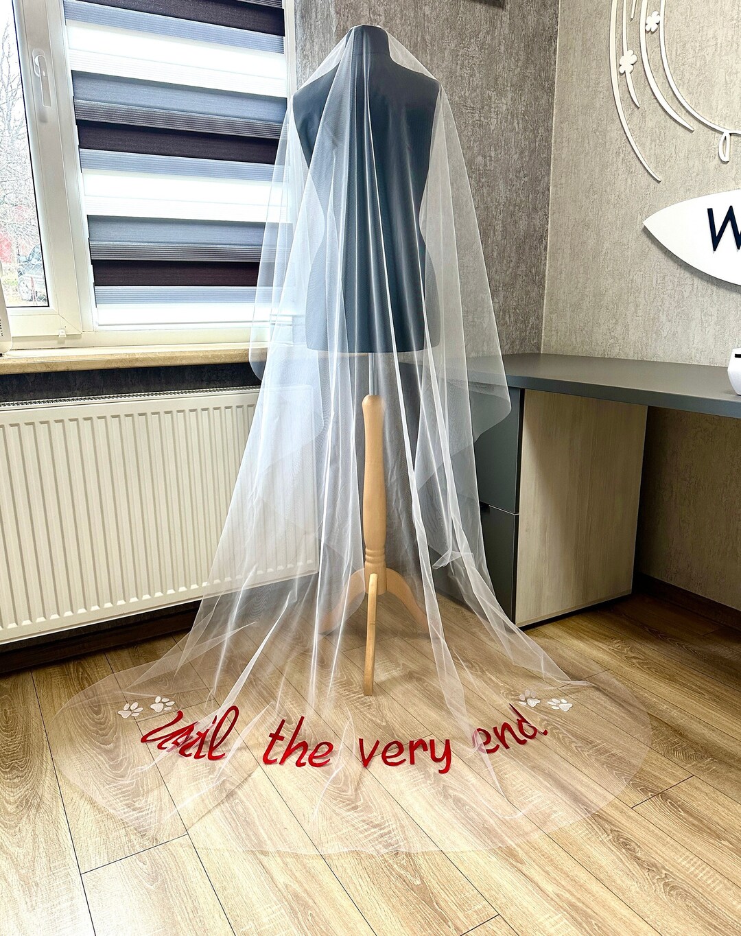 Personalization Veil. Bespoke Veil, Wedding Veil With Phrases, Words ...