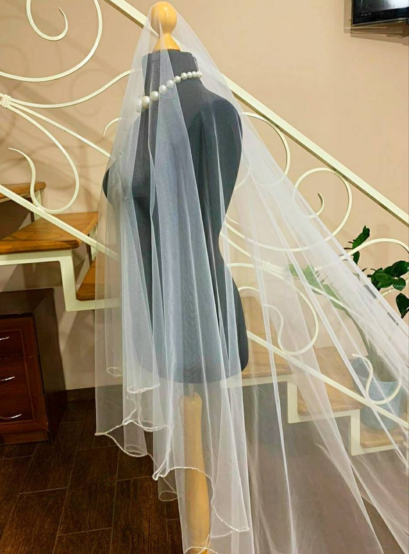 Bespoke Veil Wedding Veil With Phrases Words Letters | Etsy