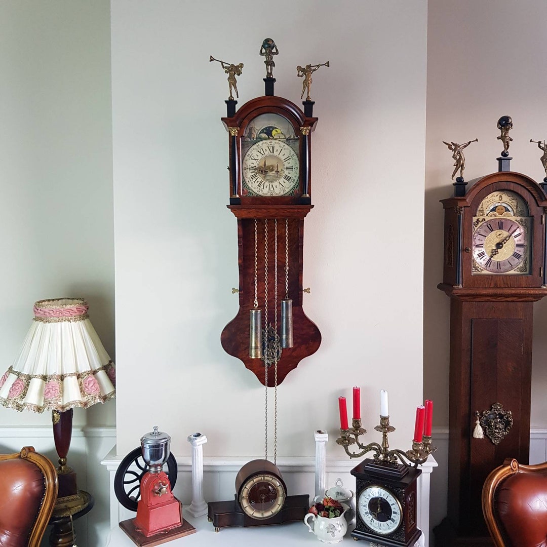 Warmink Wuba, Beautiful Pendulum With Tail, Home Decor, Antique Wall ...