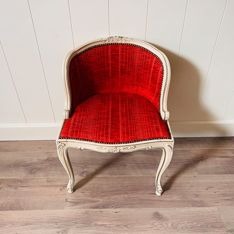 Slipper Chair - Etsy UK