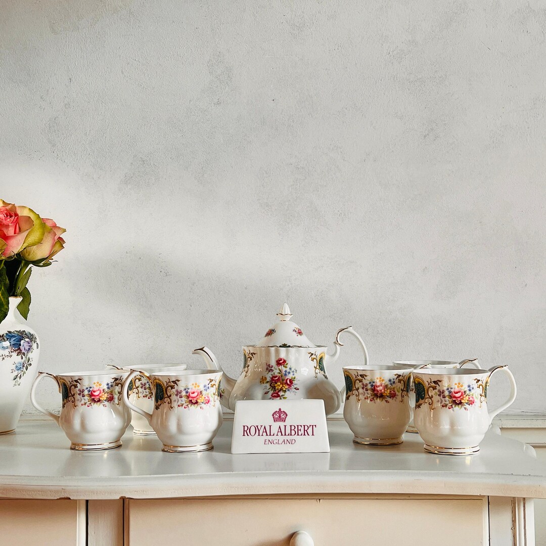 Royal Albert Bone China Tea Set – Berkeley Pattern, Vintage English ...