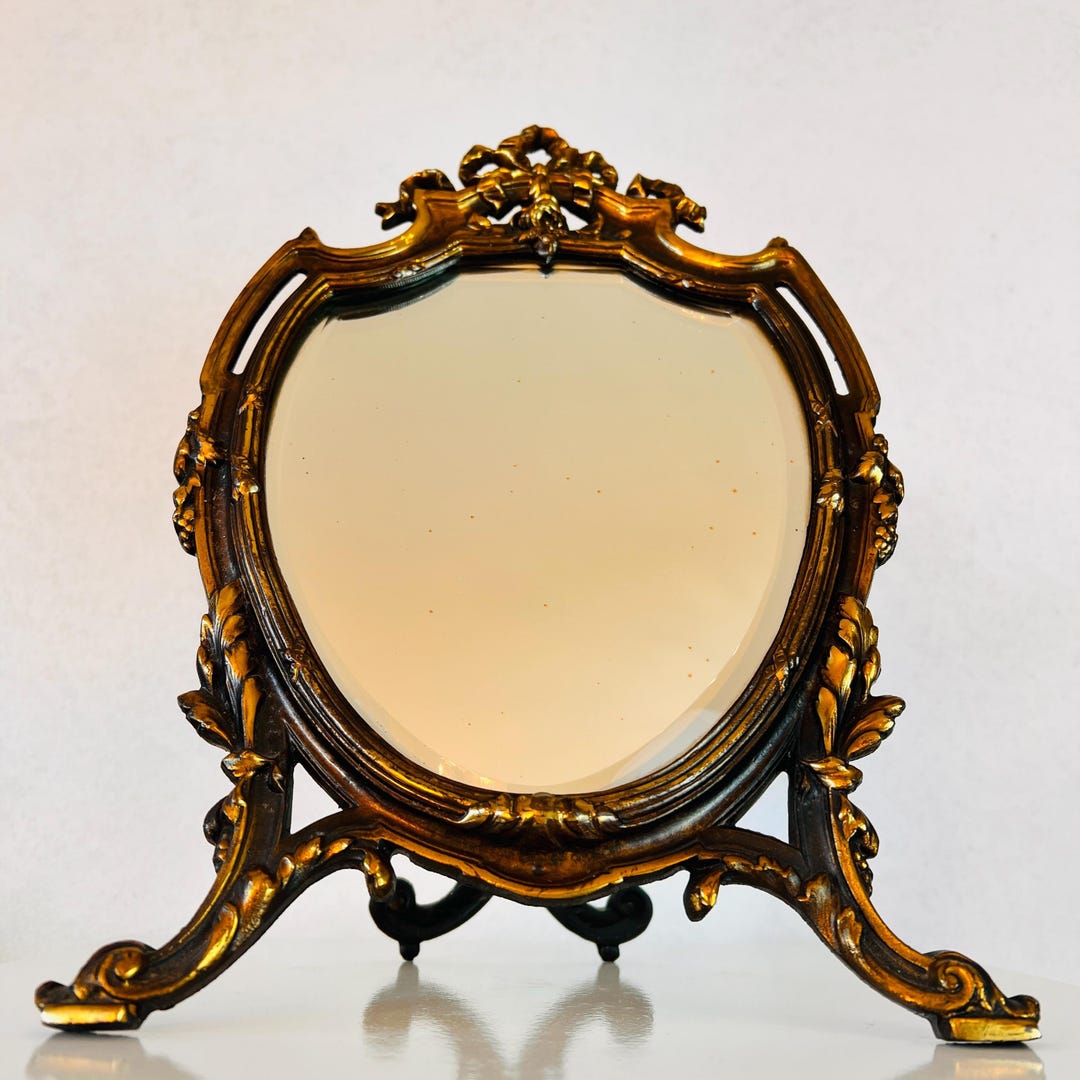 Louis XVI Style Vanity Mirror – French Baroque Beveled Glass Decor - Etsy