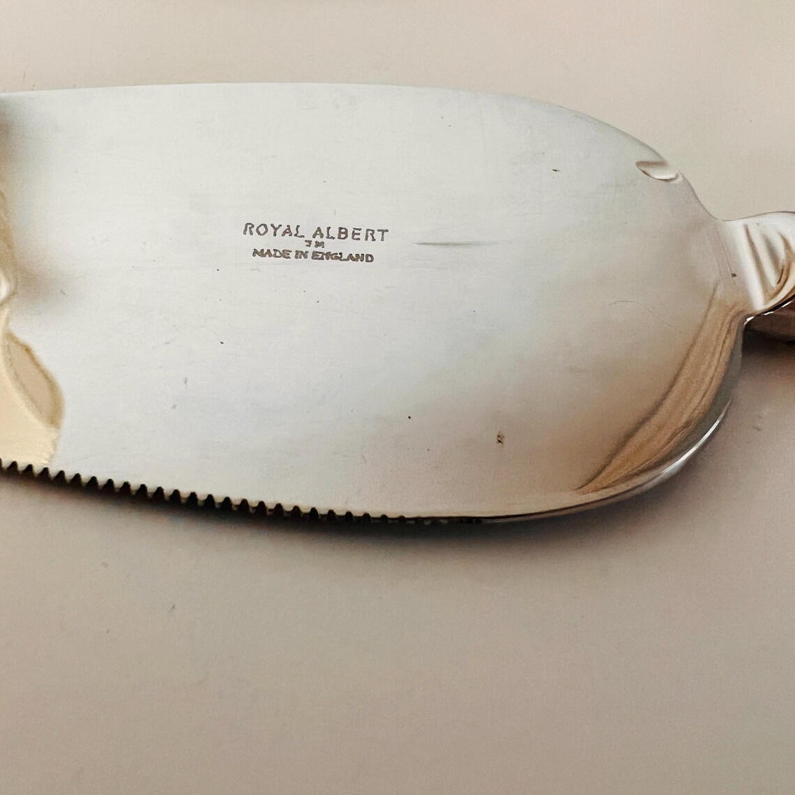 Royal Albert 'may' Floral Cake Knife – English Porcelain, Flower of the ...