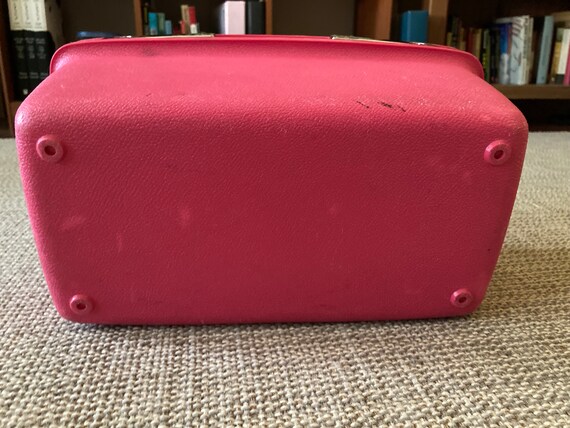 Vintage Pink Samsonite Saturn Train Case - Gem