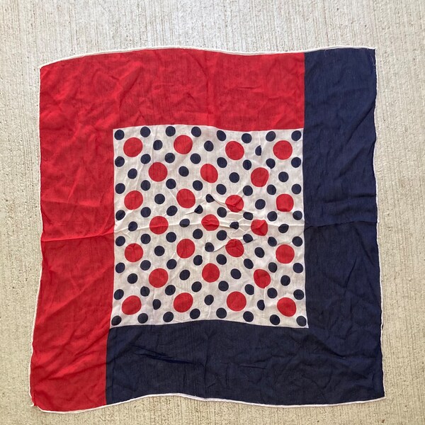 Red White Blue Scarf - Etsy