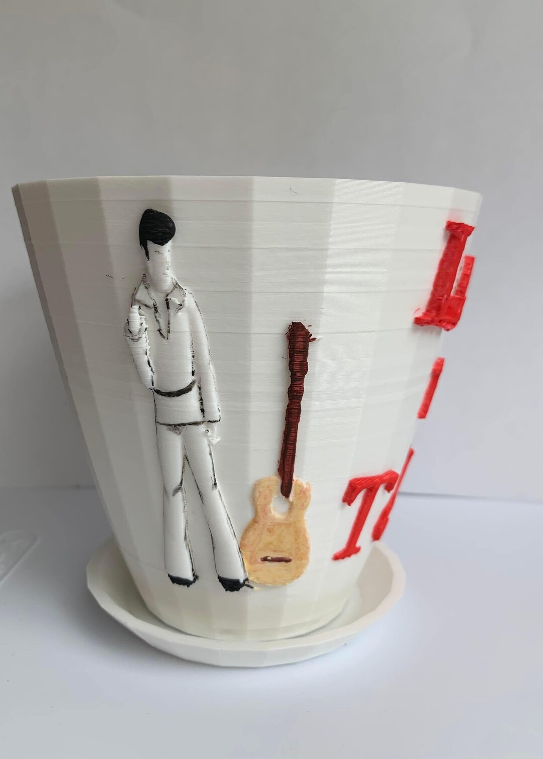 Elvis Presley Plant Pot: 3D Printed Succulent Planter - Etsy