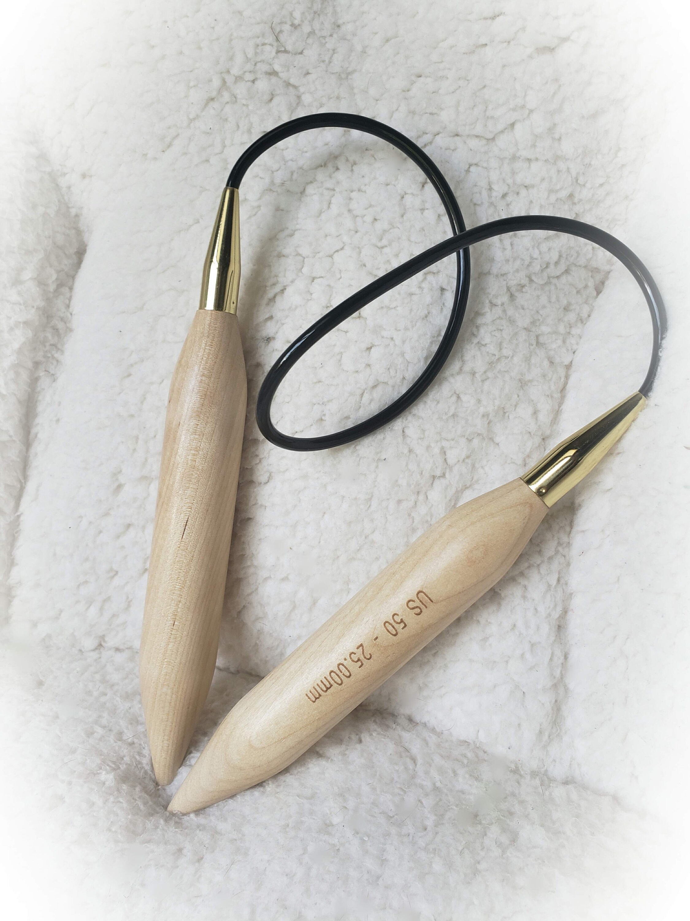 Giant Knitting Needles, US 50, Circular Knitting Needles, Tube Length 32