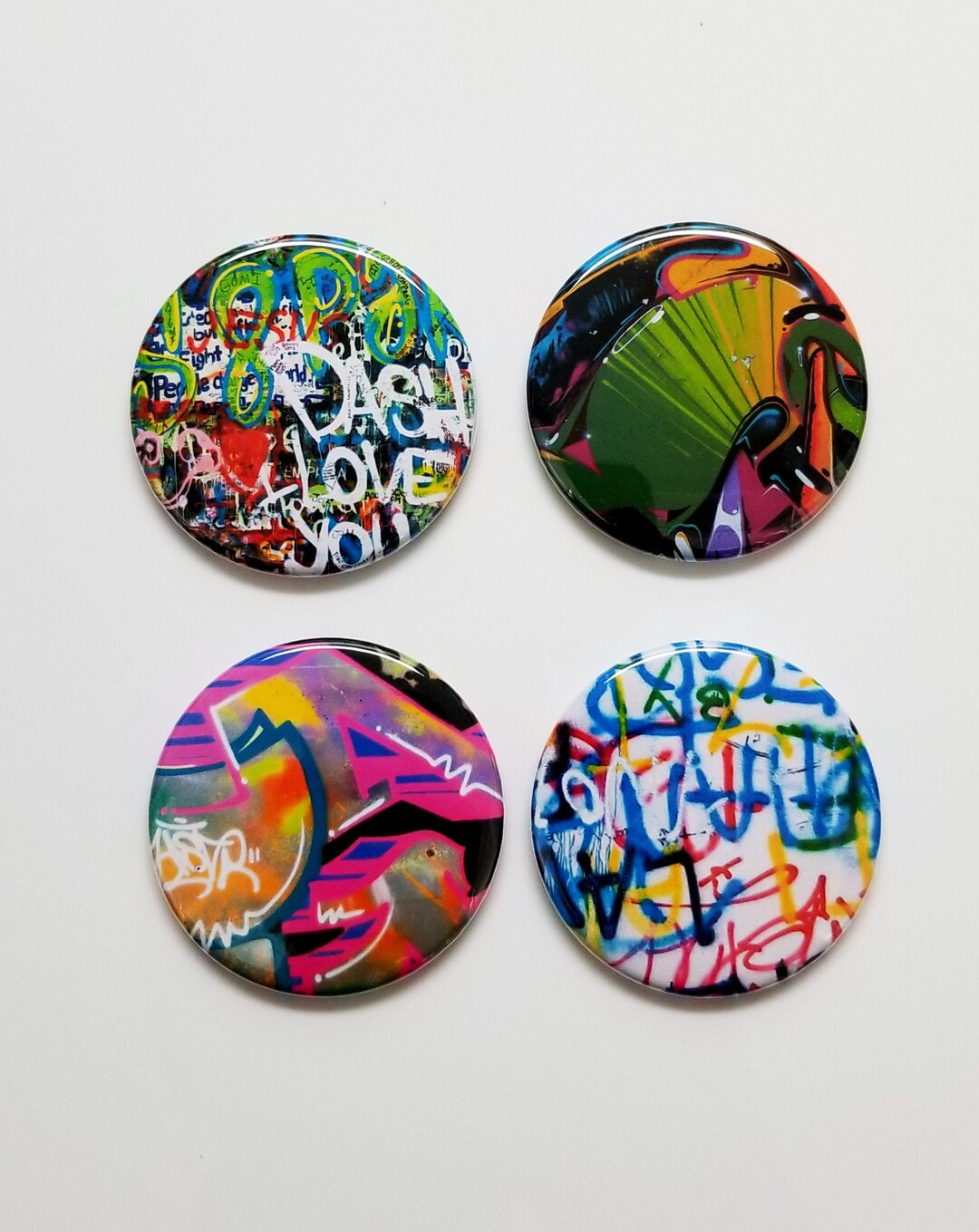 Round Handmade Home Magnets School Magnets Fridge Magnets - Etsy