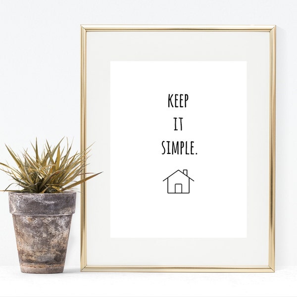 Simple Wall Art - Etsy
