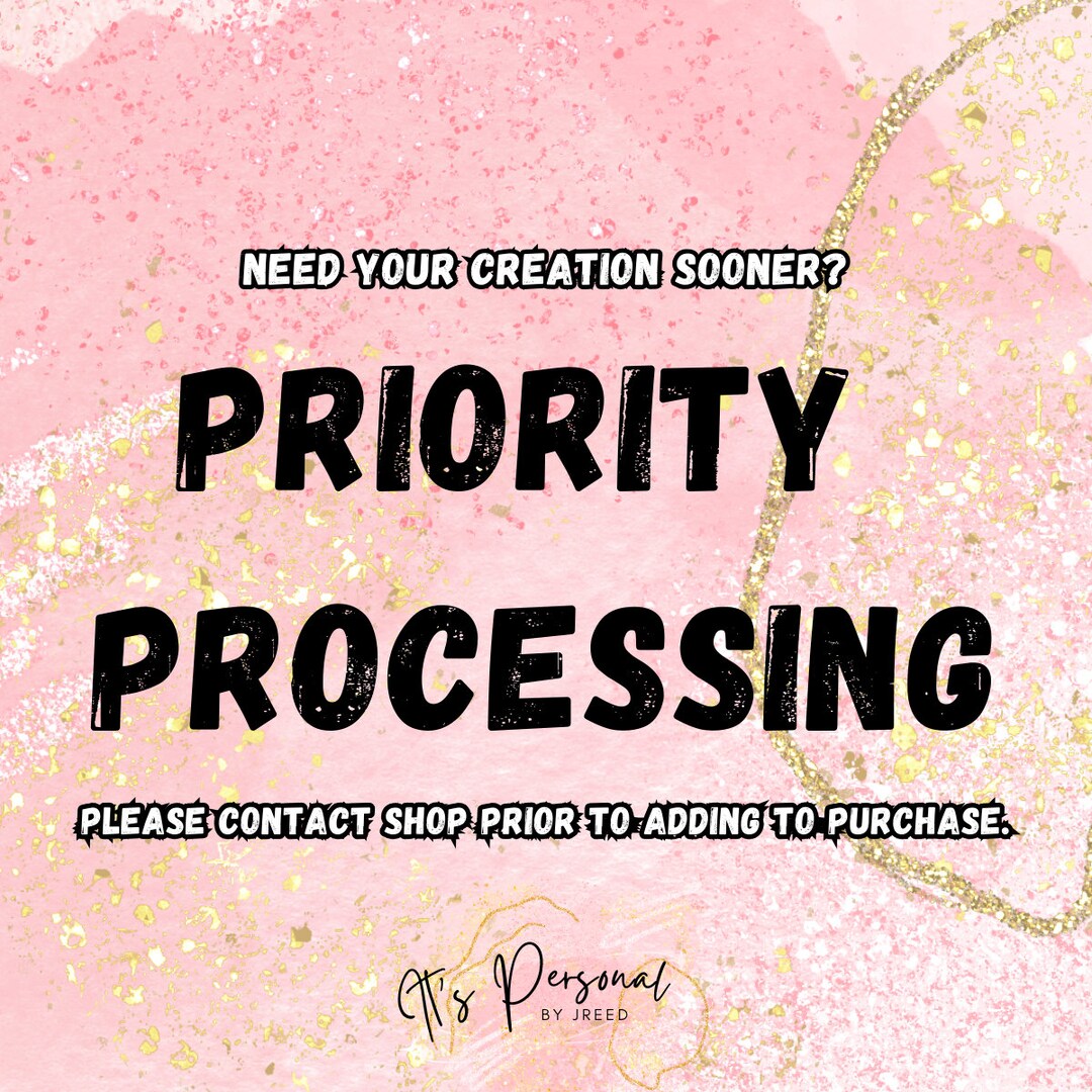 Priority Processing Rush - Etsy