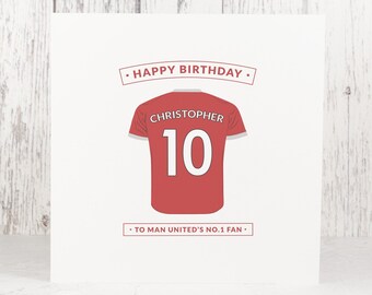 Football Fan Birthday Card - Etsy UK