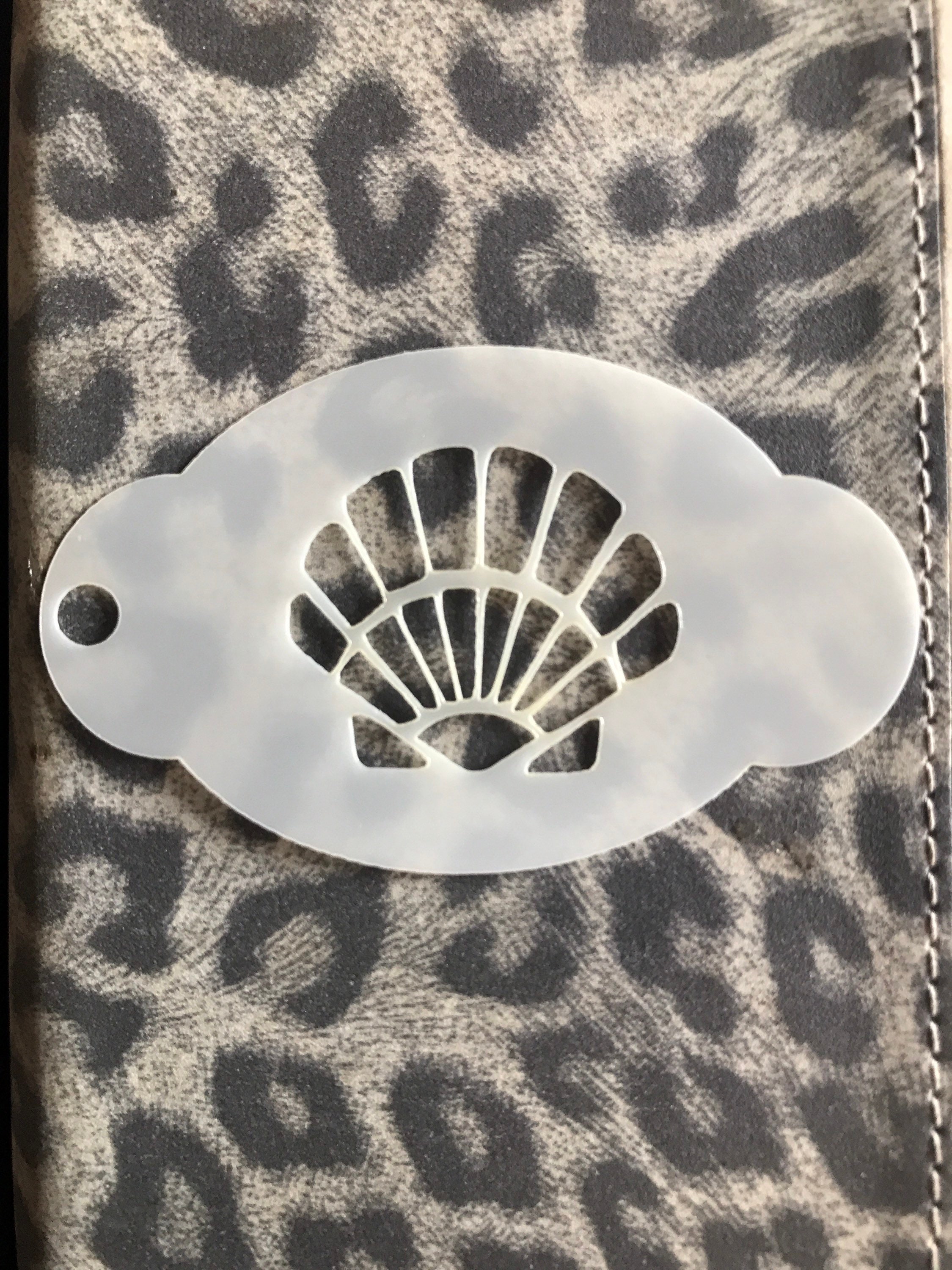 Shell Mermaid Face Paint Stencil Mylar - Etsy