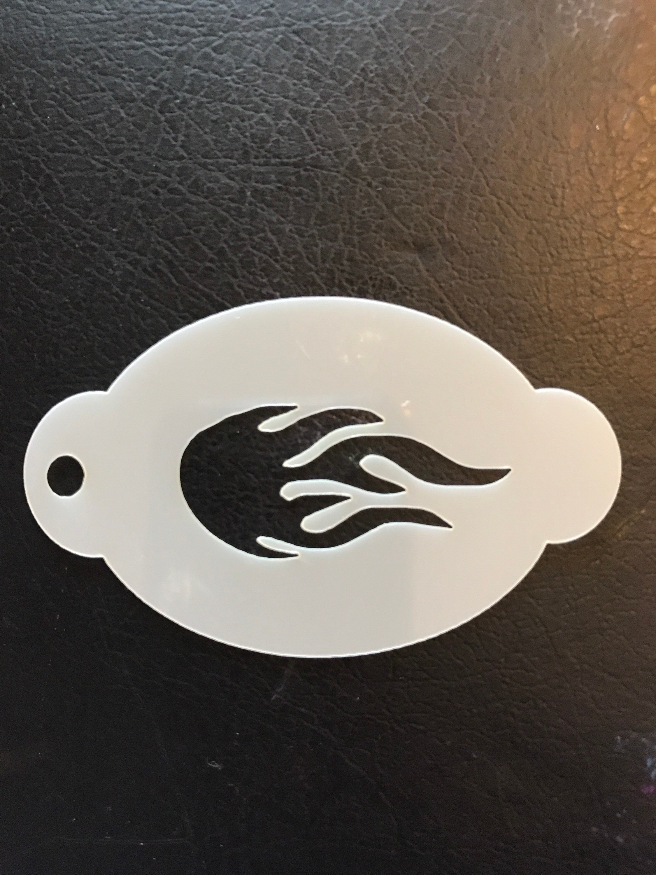 Flames Face Paint Stencil Mylar - Etsy