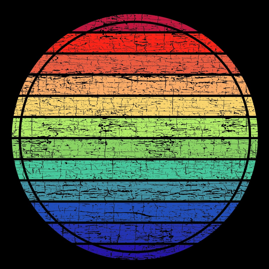 Vintage Color Circle - Etsy