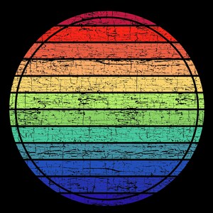 Vintage Color Circle - Etsy