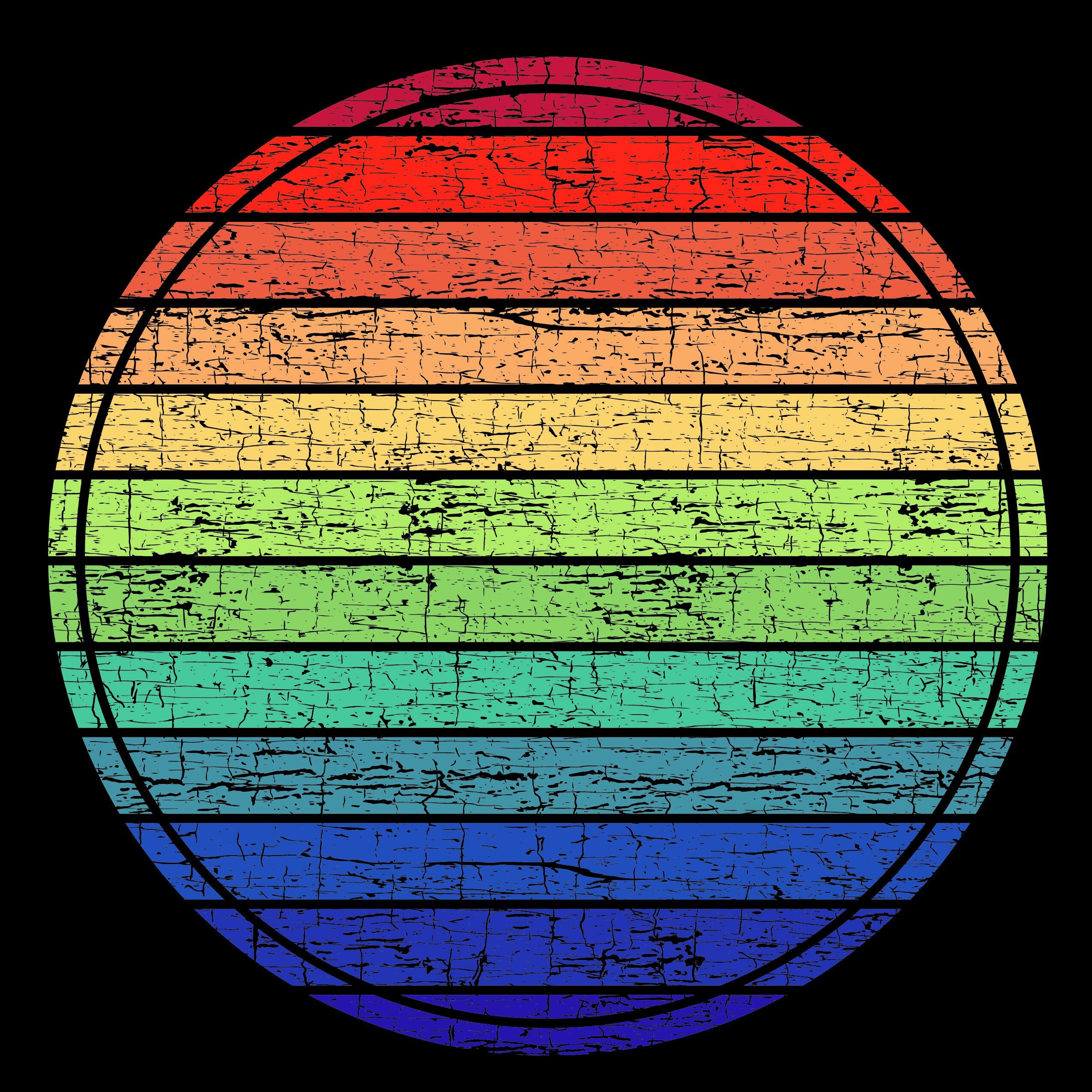 Vintage Color Circle - Etsy