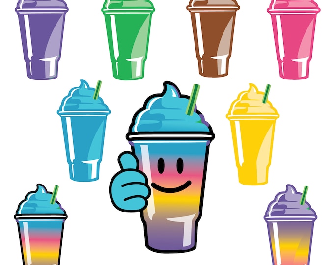 Slushy Slushie Clipart Instant PNG Download Printable PNG Commercial ...